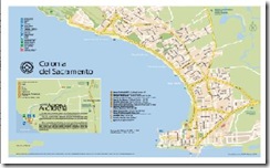 Mapa de Colonia del Sacramento : Viajando por Uruguay